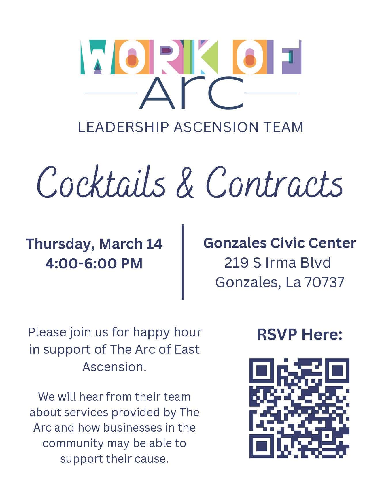 Work of Arc's Cocktails and Contracts - Louisiana's Sweet Spot