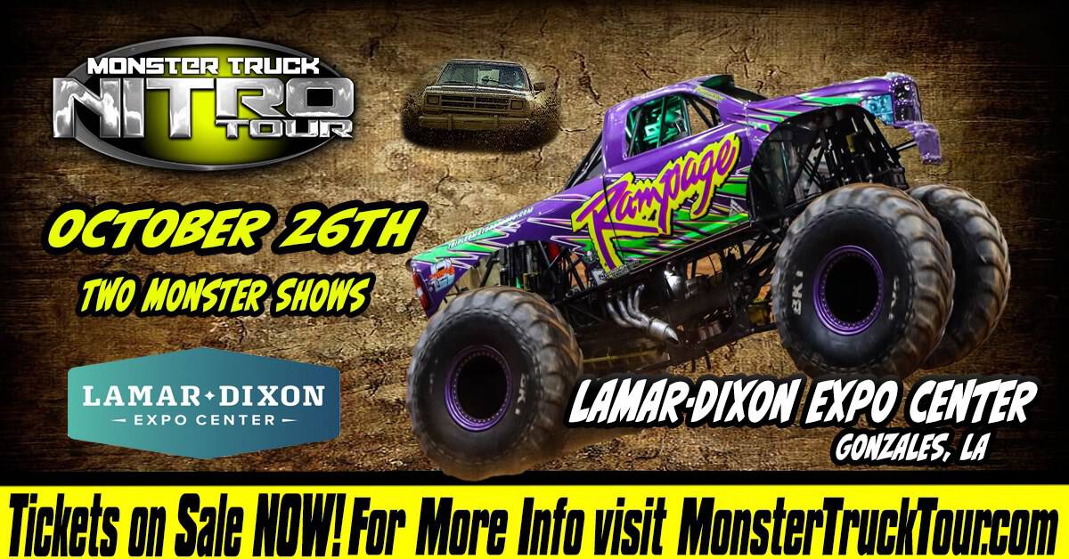 Monster Truck Nitro Tour - Louisiana's Sweet Spot