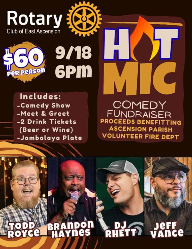 Hot Mic Comedy Show - Louisiana's Sweet Spot